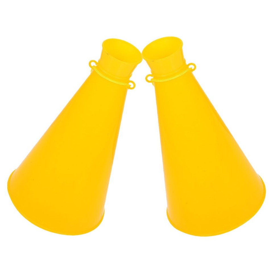 2Pcs Cheer Megaphone Party Accessory Cheering Megaphone Noisemaker Toy ...
