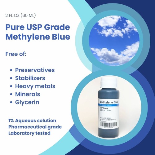 1% Magic Blue [3X] USP Pure Chemical Free Heavy Metal Formaldehyde 2 FL ...