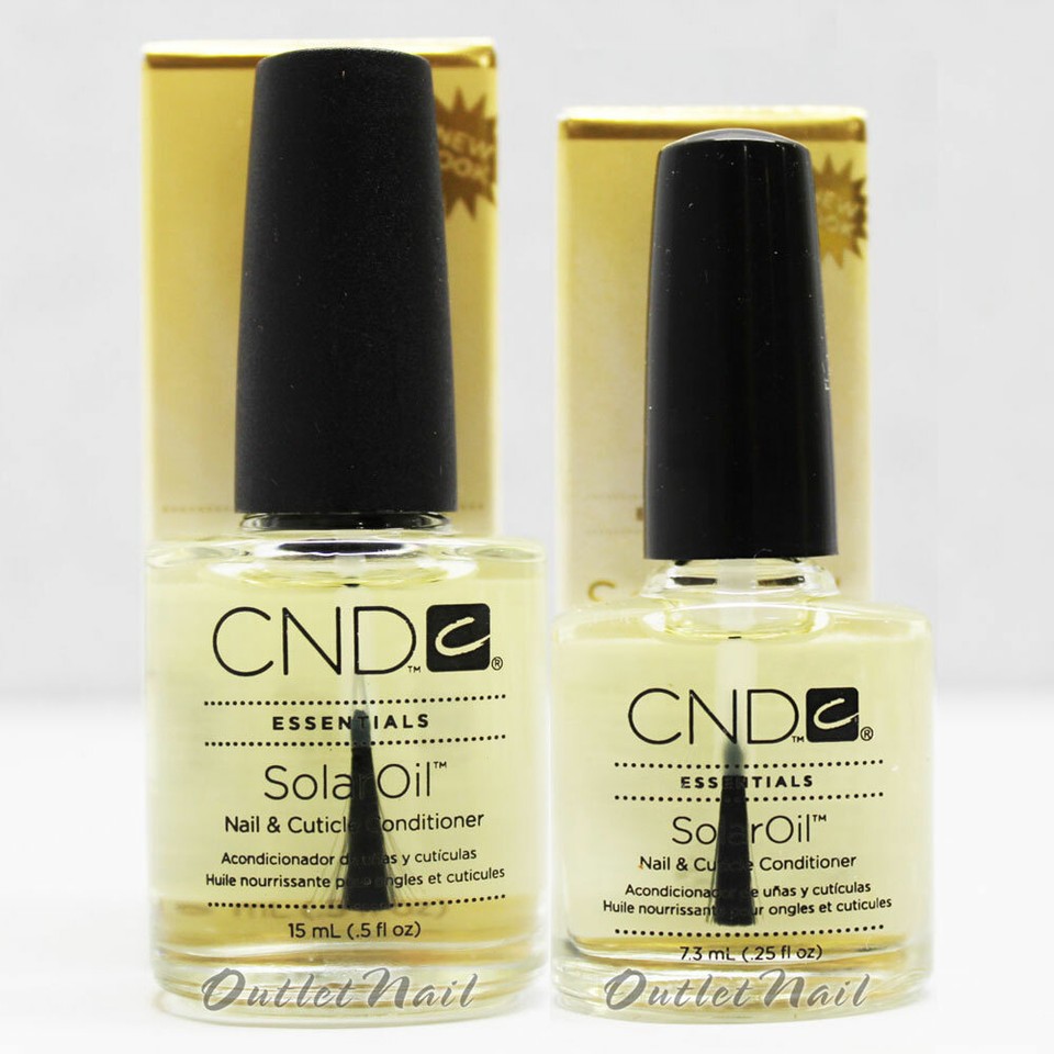 CND SOLAROIL Nail & Cuticle Conditioner 0.25oz or 0.5oz / Mini Solar ...