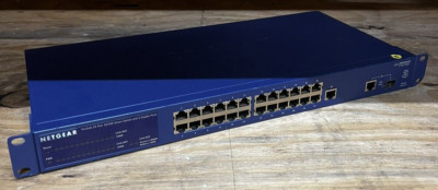 NETGEAR FS726T PROSAFE 24 PORT 10/100 SMART SWITCH 6019-405 | eBay