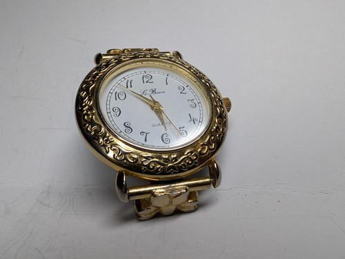 Vintage Le Baron Women 32mm Watch Gold Tone - Working New Battery No ...