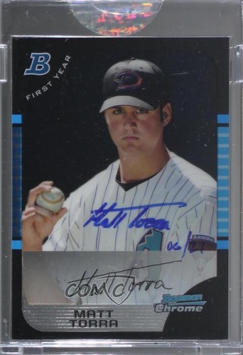 2006 Bowman Originals /21 Matt Torra #BDP67.2 Manufacturer Buyback Auto ...