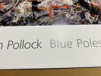 Jackson Pollock Blue Poles Museum