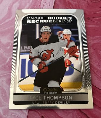 2021-22 O-Pee-Chee Platinum #220 Tyce Thompson RC New Jersey Devils | eBay