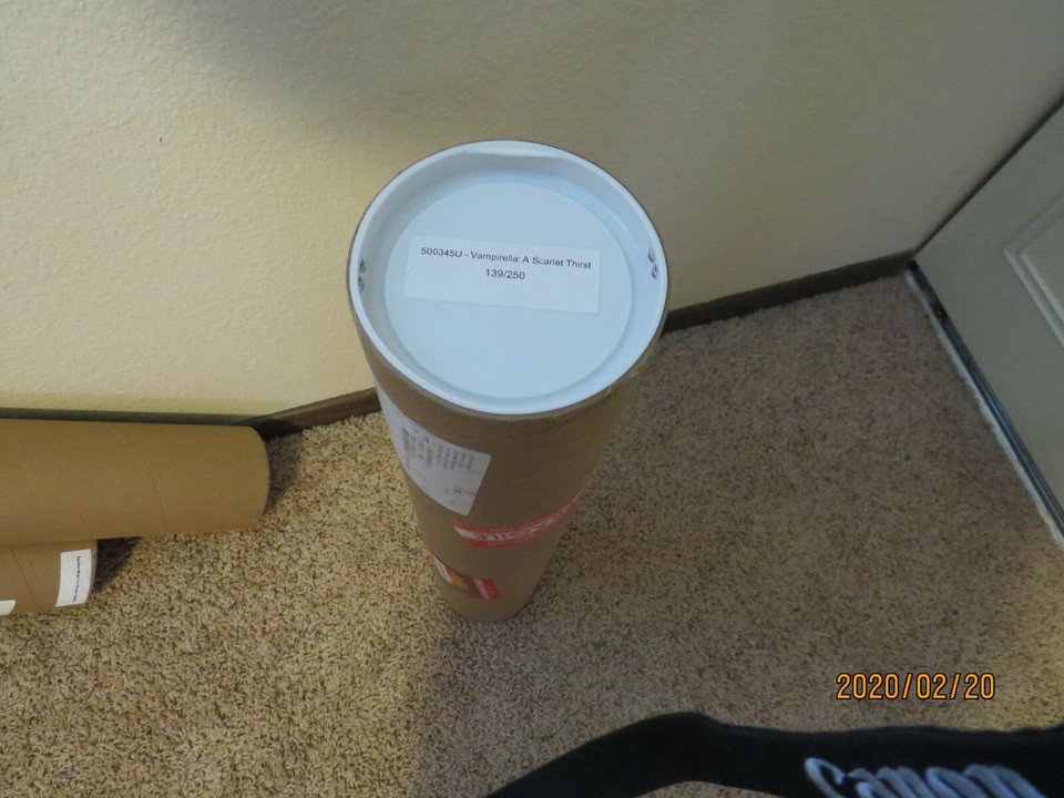 VAMPIRELLA SCARLET THIRST ART PRINT SIDESHOW COLLECTIBLES Terry Rachel ...