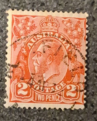 Australia King George V Stamp Two Pence 2D Australian Stamp | eBay ...