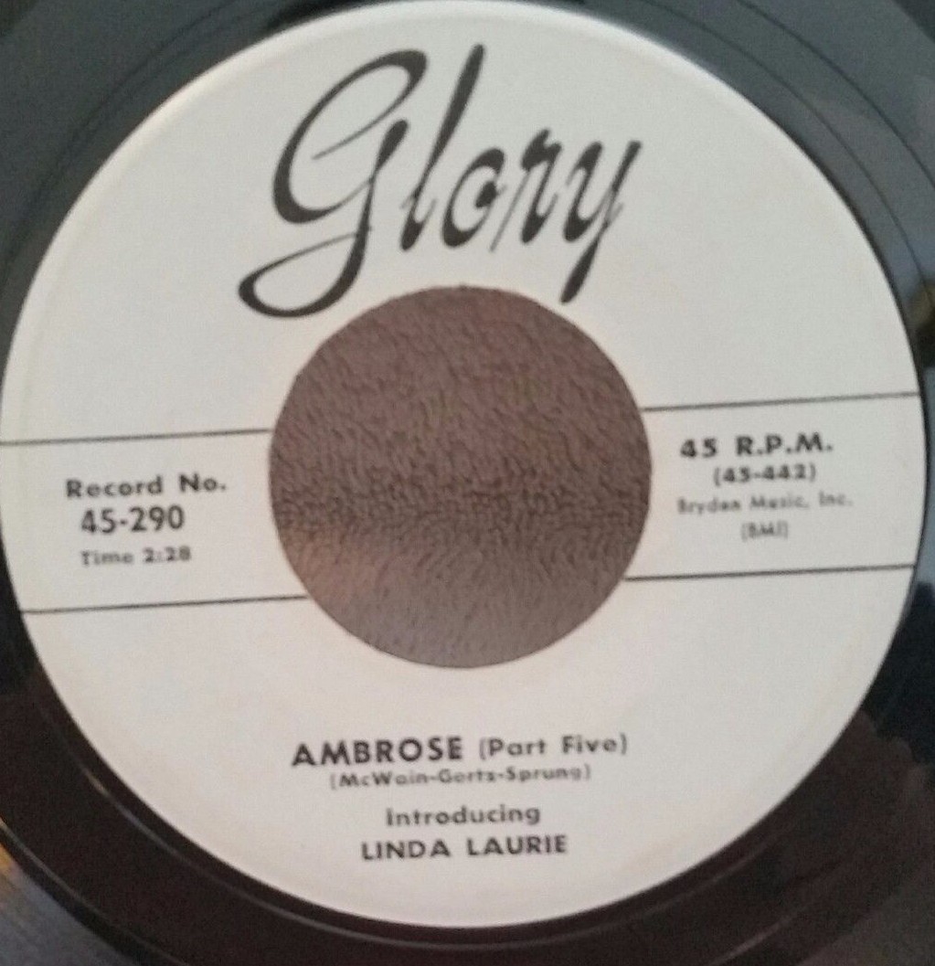 Linda Laurie AMBROSE PART FIVE (GREAT ROCK N ROLL 45) #290 PLAYS VG++ ...