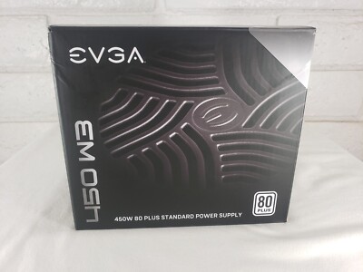 EVGA W3 Series 450W ATX 12V/EPS 12V 80 Plus Power Supply Gaming PC ...