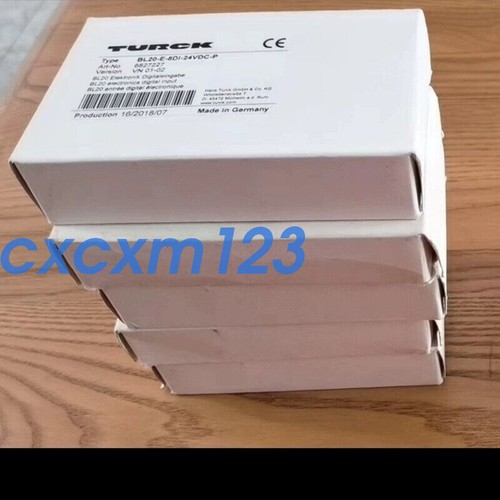 cxnew BL20-E-8DI-24VDC-P TURCK Digital input module brand Shipping DHL ...