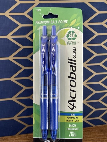 Pilot 31831 Acrobat Pens Blue Medium 1.0mm Roller Premium Ballpoint Pen ...