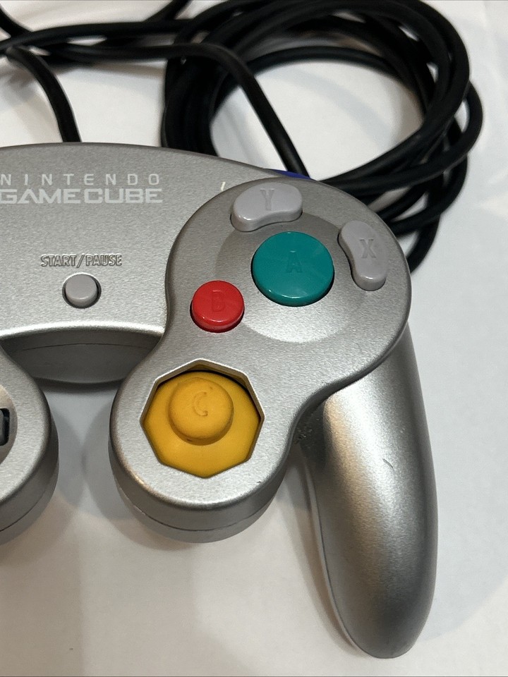 Nintendo GameCube Controller DOL-003 OEM Silver (Tested) Working | eBay
