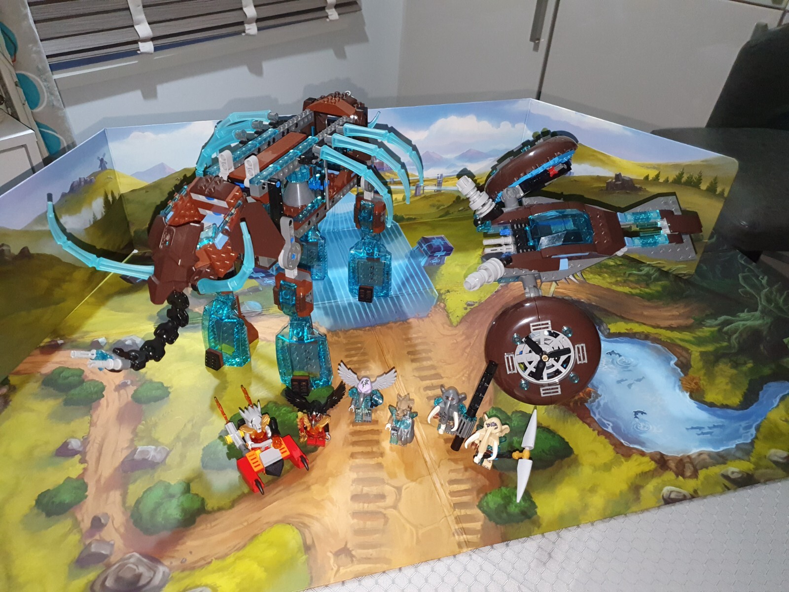 LEGO Chima 70145 Maula's Ice Mammoth Stomper - Preowned - 100% Complete ...