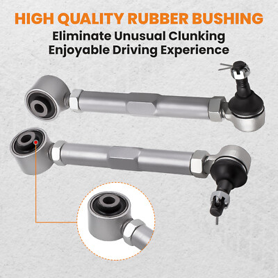 Heavy Duty Adjustable Rear Toe Control Arms for Lexus IS300 GS300 GS400 ...