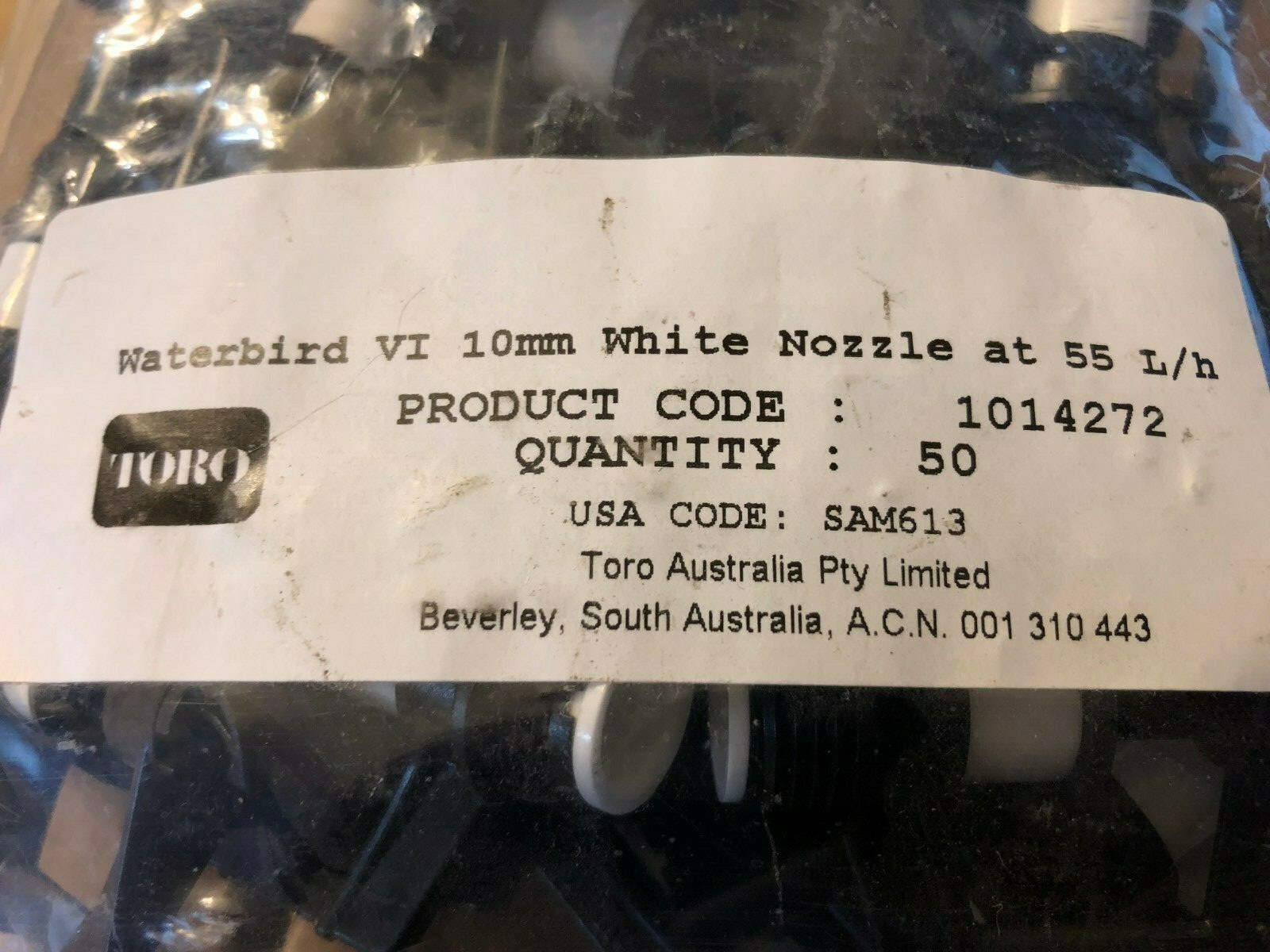 TORO Waterbird VI Micro Sprinklers 10mm White Nozzle SAM613 for sale ...