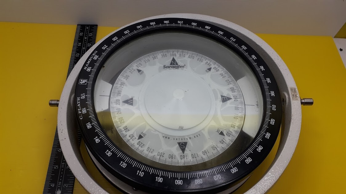 Saracom 0735-08 Magnetic Compass Northrop Grumman Sperrey Marine 4863 ...