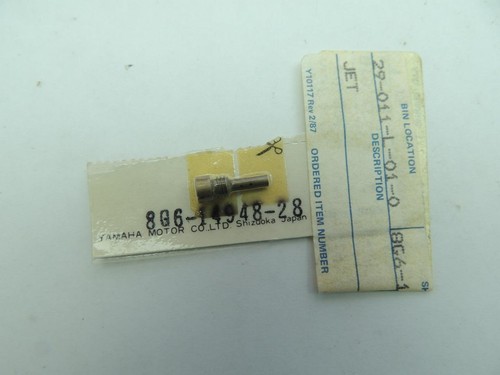 8G6-14948-28 NOS Yamaha Carburetor Jet Snowmobile EX440 S463o | eBay