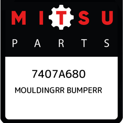 7407A680 Mitsubishi Mouldingrr bumperr 7407A680, New Genuine OEM Part ...