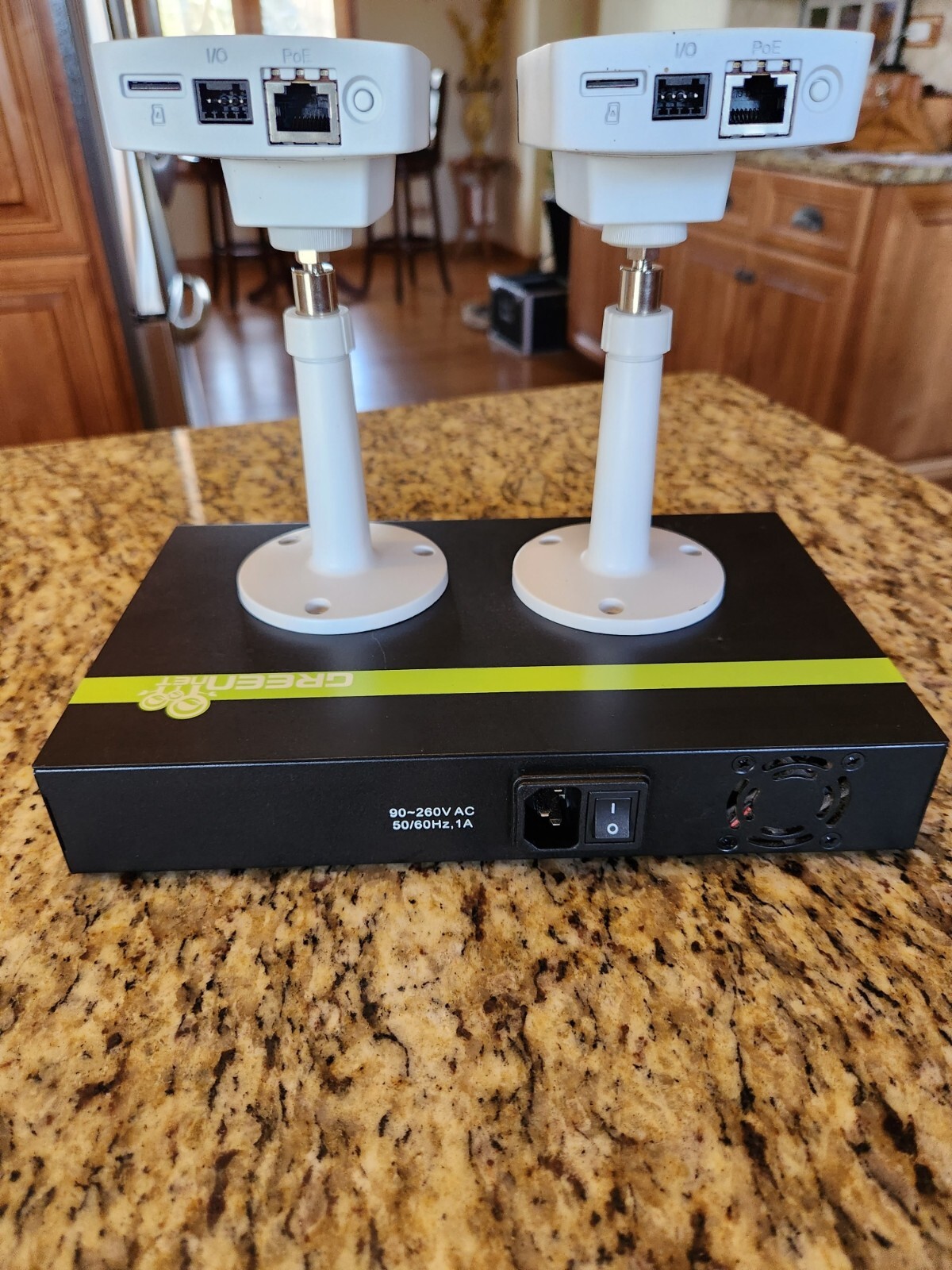 Axis Security Camera's and Trendnet POE Switch w/network cable | eBay