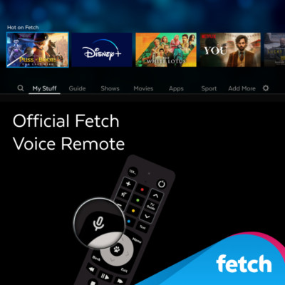 Fetch Voice Remote: Suits Mighty, Mini 4K, Mini & Gen 2 | eBay