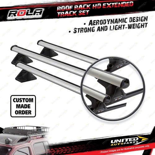 3 x Rola 1500mm HD Extended Track Roof Rack Bars for Holden Suburban 1/ ...