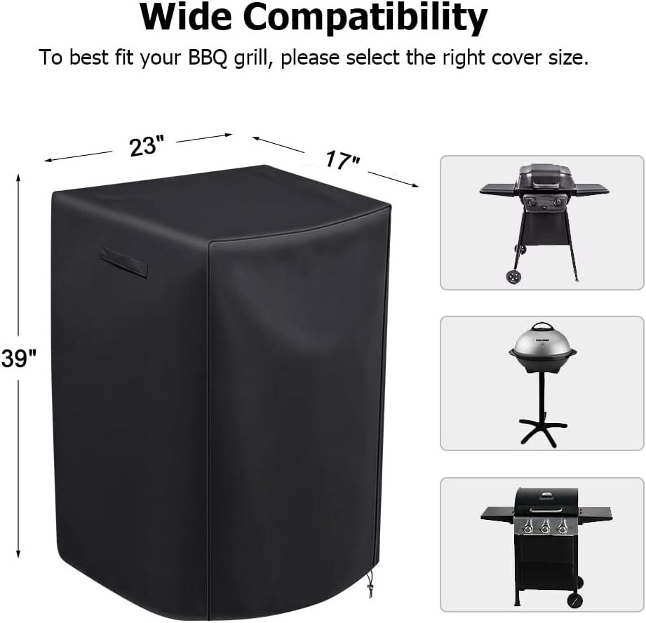 iCOVER Electric Grill Cover for 40inch Masterbuilt Charbroil Vertical ...