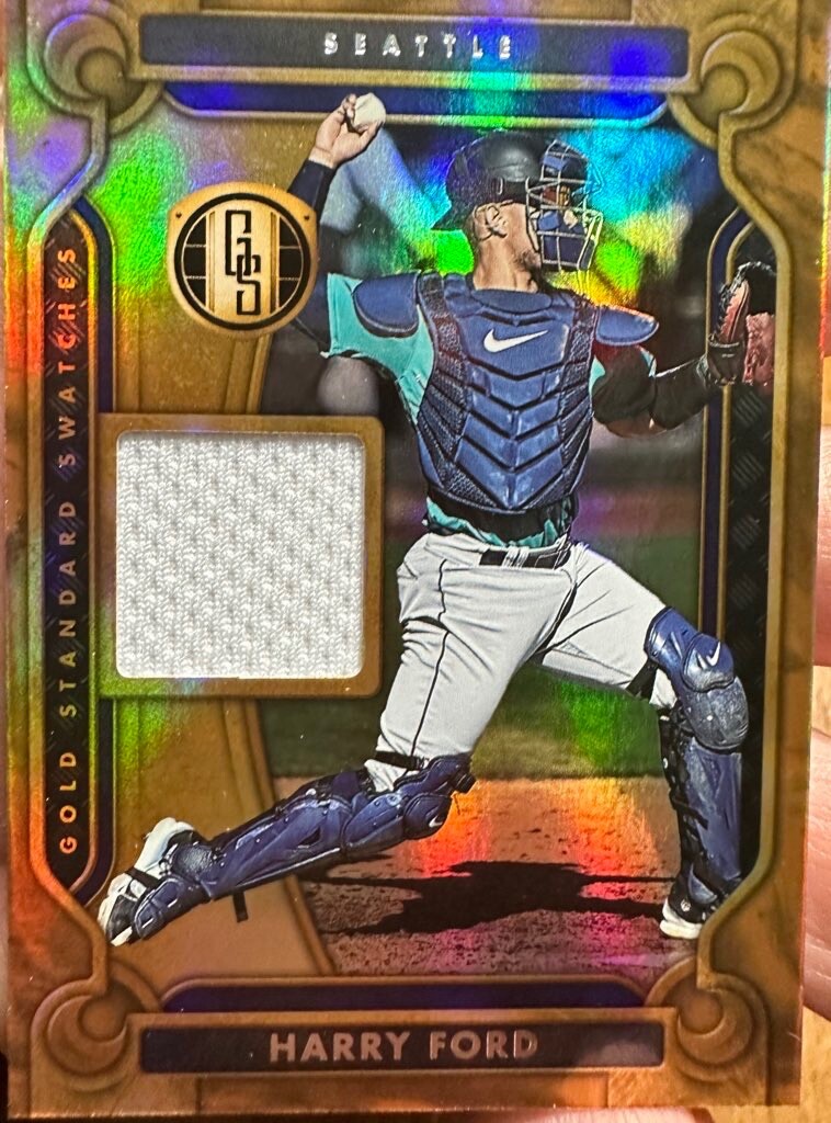 Seattle Mariners Harry Ford Gold Standard Swatches Baseball Card | eBay