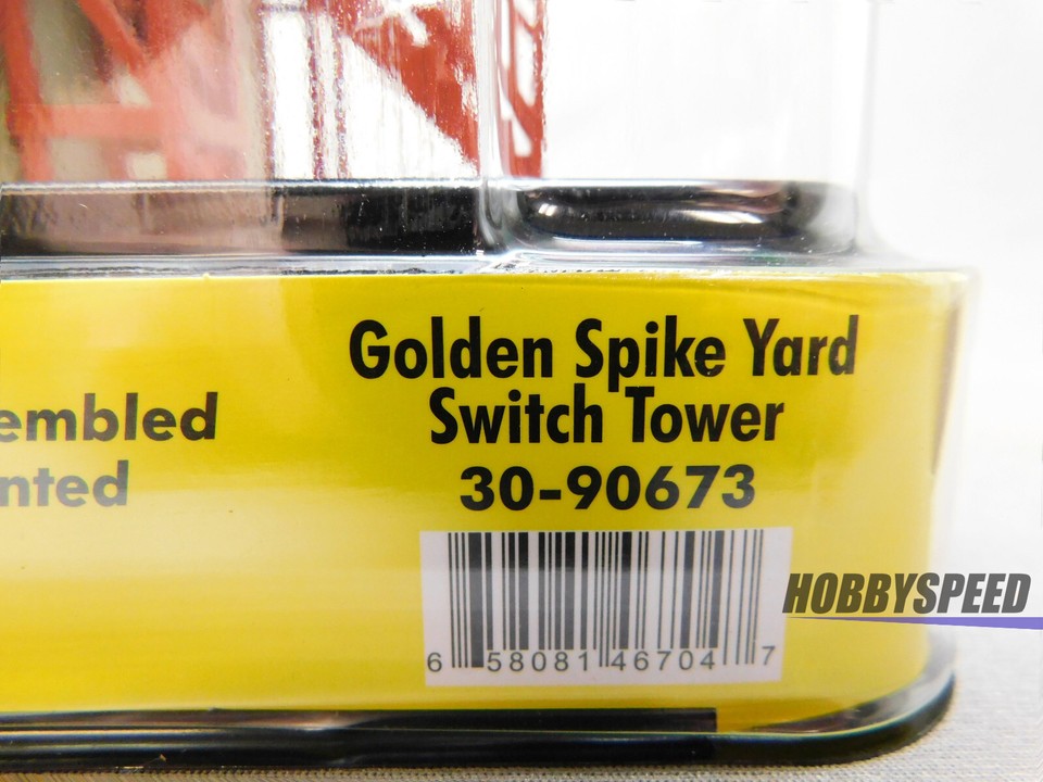 MTH GOLDEN SPIKE YARD SWITCH TOWER O GAUGE crossing watch train 30 ...