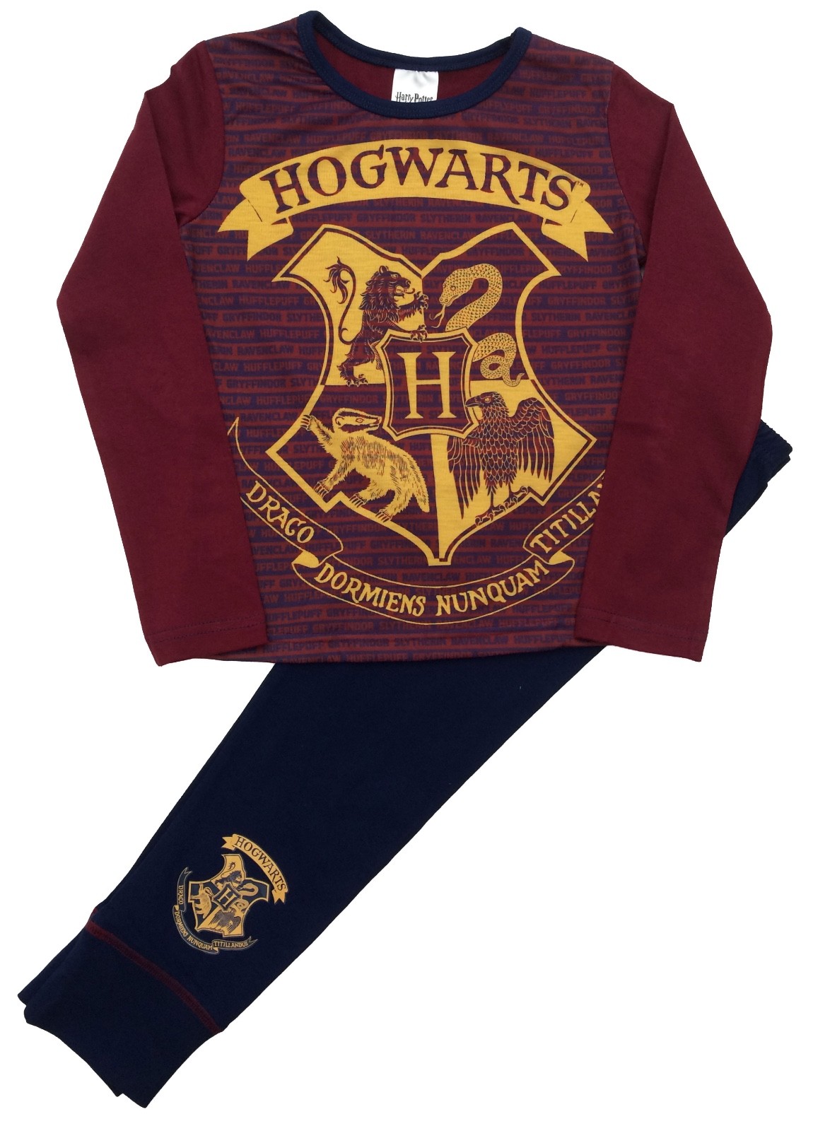 Harry Potter Boys & Girls Kids Pyjamas Hogwarts Gryffindor Pjs ...