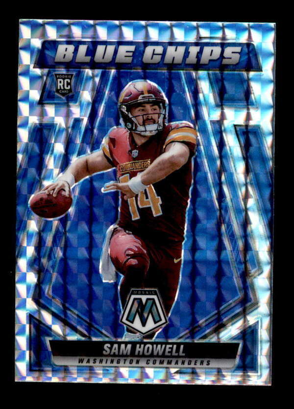SAM HOWELL 2022 PANINI MOSAIC #BC-5 BLUE CHIPS ROOKIE MOSAIC SILVER ...