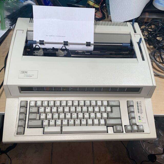 IBM Lexmark Electric Typewriter (6781-022) for sale online | eBay