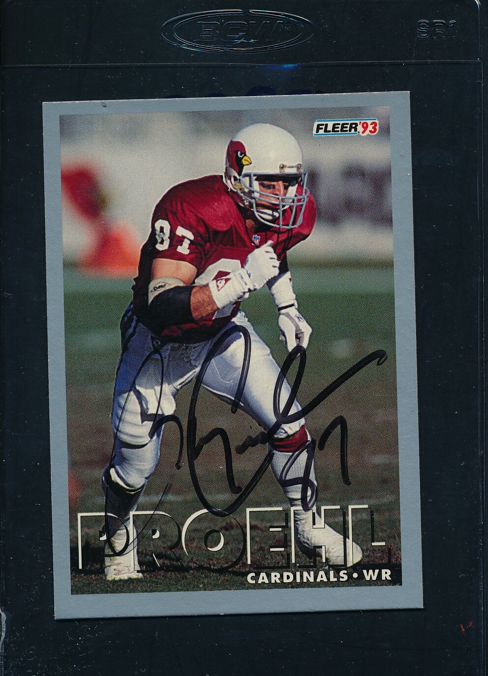 1993 Fleer #337 Ricky Proehl Cardinals Signed Auto *52239 | eBay