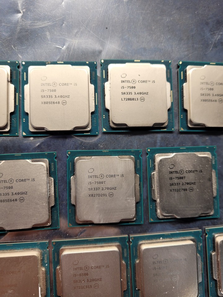 **LOT OF 20 MIXED** Intel Core i5-7500-7500T-6500-6400 Socket 1151 ...