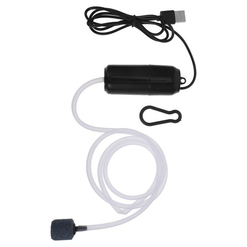Aquarium Air Fish Tank Bubbler Oxygen Pump Air Fittings USB Air Pump ...
