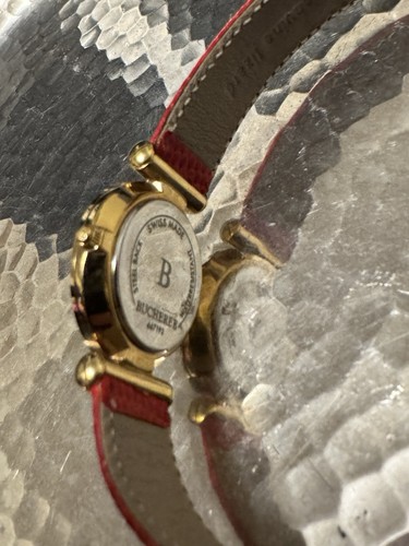 Vintage Bucherer Swiss Quartz Tank Watch Supper Thin 4.8MM 667193-Needs ...