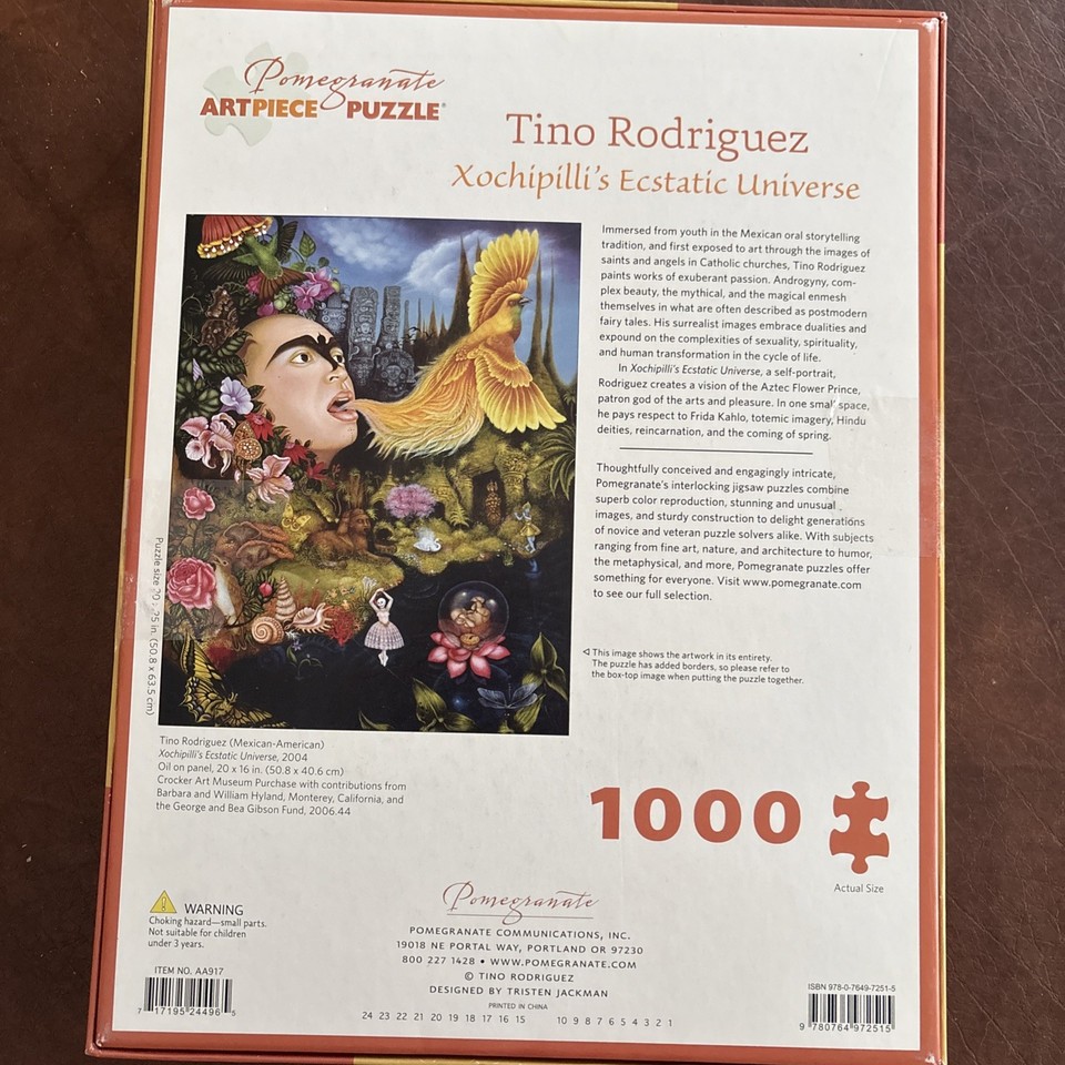 Pomegranate Puzzle Xochipilli‘s Ecstatic Universe 1000 Pieces Tino ...