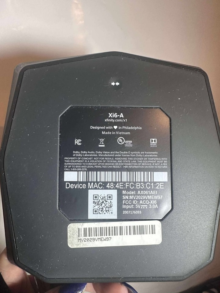 USED XFINITY Flex Xi6-A AX061AEI 4K Streaming TV Box Only – No Remote ...
