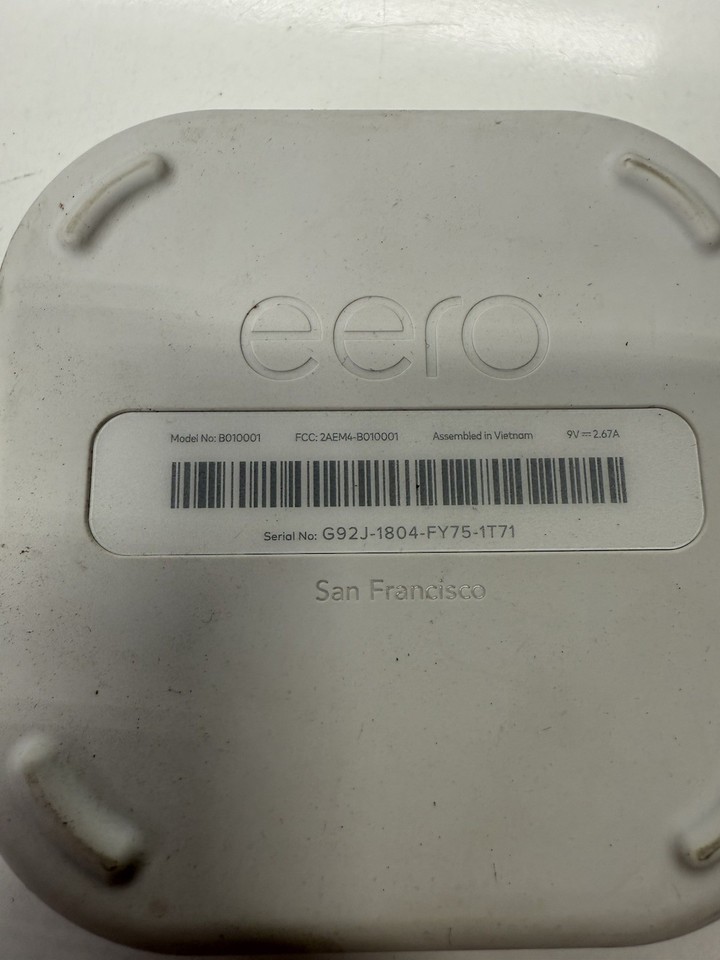 Eero Pro (2nd-gen) B010001 WiFi 6 Mesh Wireless Network Router Works | eBay