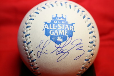 GIO GONZALEZ AUTOGRAPHED SIGNED 2012 ALL STAR BASEBALL OML NATIONALS ...