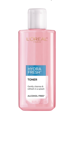L'OREAL Paris Dermo Hydrafresh Toner-Cleanses & Refreshes - Alcohol ...
