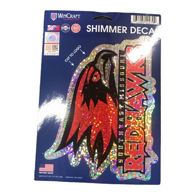 NCAA Southeast Missouri State Redhawks Shimmer Decal 5" x 6" | eBay