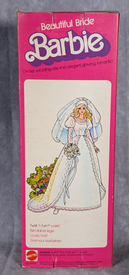 Vintage Mattel 1976 Beautiful Bride Barbie Doll NRFB 9599 | eBay