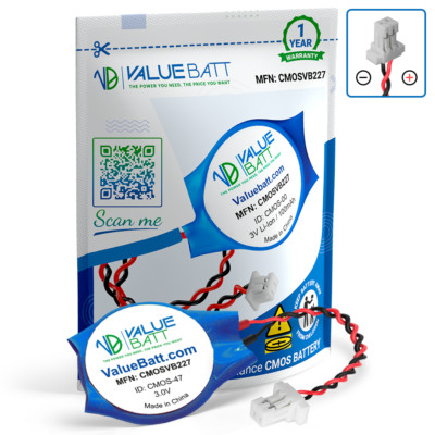 Replacement RTC BIOS CMOS Battery For Dell Latitude 13 3379 3390 2-in-1 ...