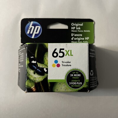 HP 65XL Color Ink Cartridge N9K03AN NEW GENUINE | eBay