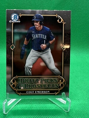 Colt Emerson DRAFT PICKS & PROSPECTS 2023 Bowman Chrome Draft #DPP-17 ...