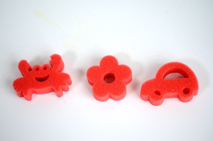 12pcs Sponge Animals Flower Car Shape Stamper Set for Kids Art Craft ...