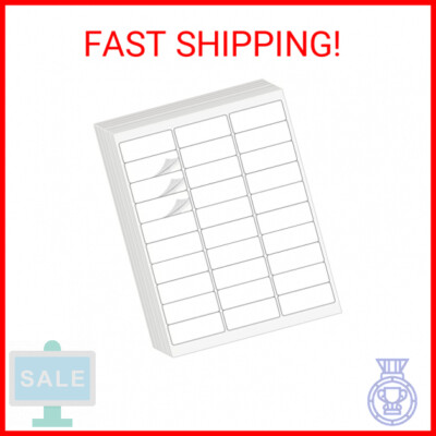 1" x 2-5/8" Address Labels 900 Labels Sticker Paper for Laser/Ink Jet ...
