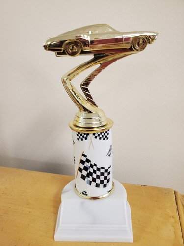 auto racing, car show, award, trophy, Mustang Car, about 8" tall, w ...