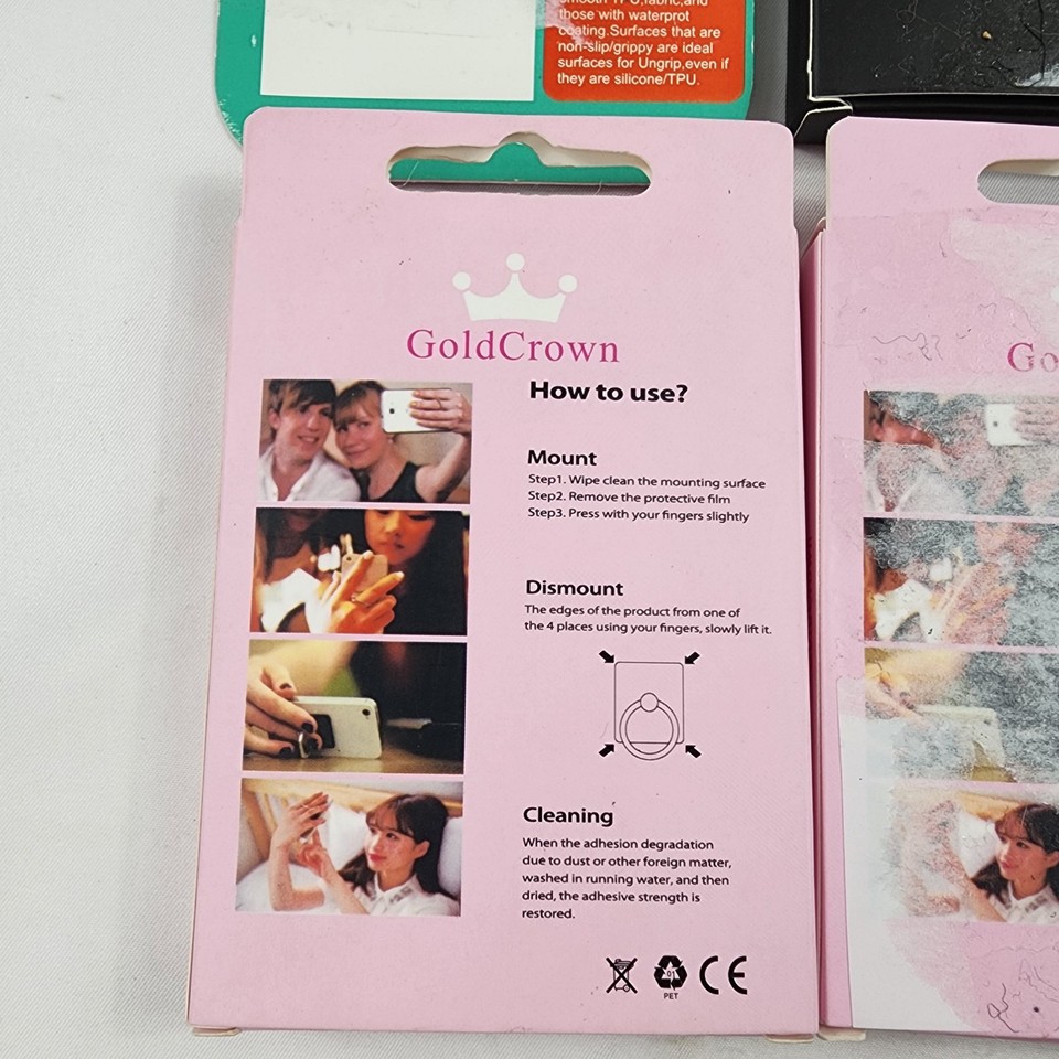 Finger Grip Anti Fall Strap Phone Holder Lot Replaceable UnGrip ...