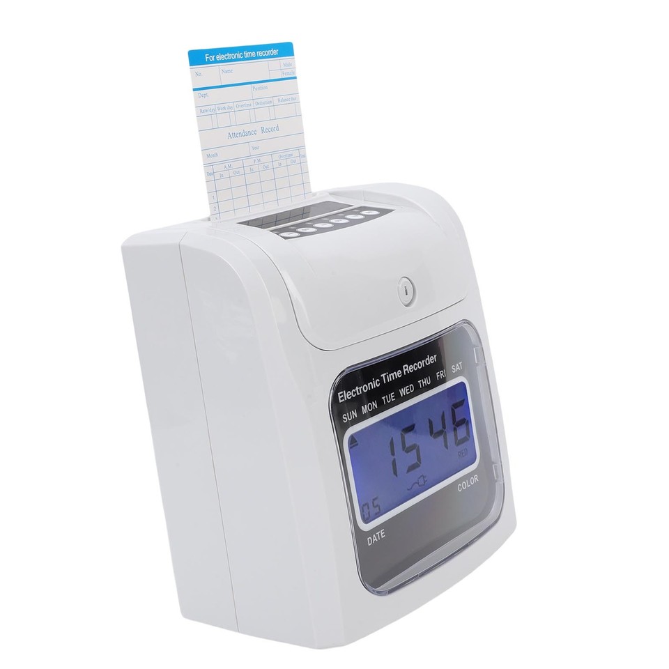 US Plug Employee Time Clock For Small Business Employee Punch Clock ...