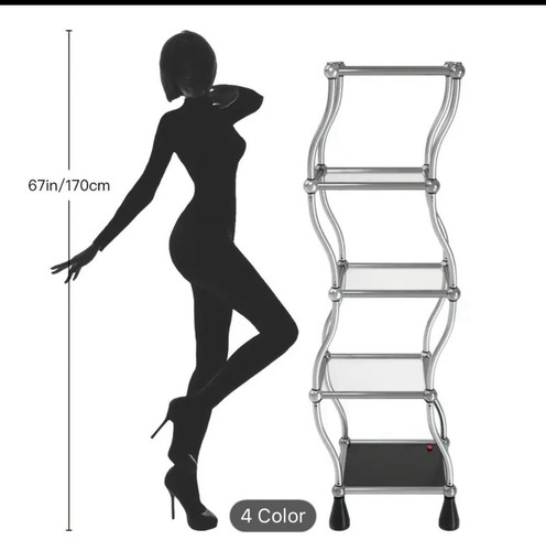 Wiggle Shelf - Modern 5-Tier Rotating Display For Home | eBay